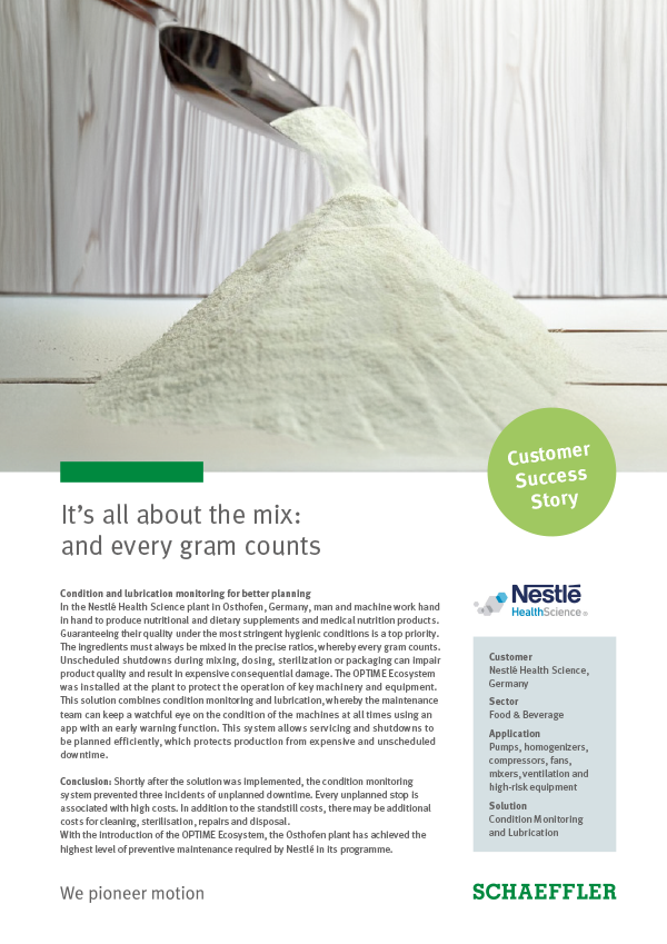 It’s all about the mix: and every gram counts | Publications | Schaeffler Middle East